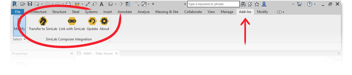 Simlab 3D Products - Simlab Composer Integration with Revit